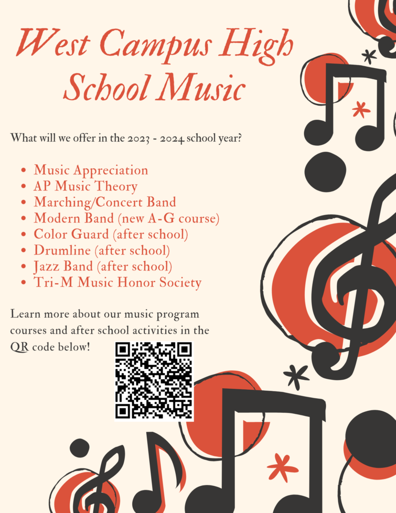 West Campus HS Music Program - Marching Band Color Guard